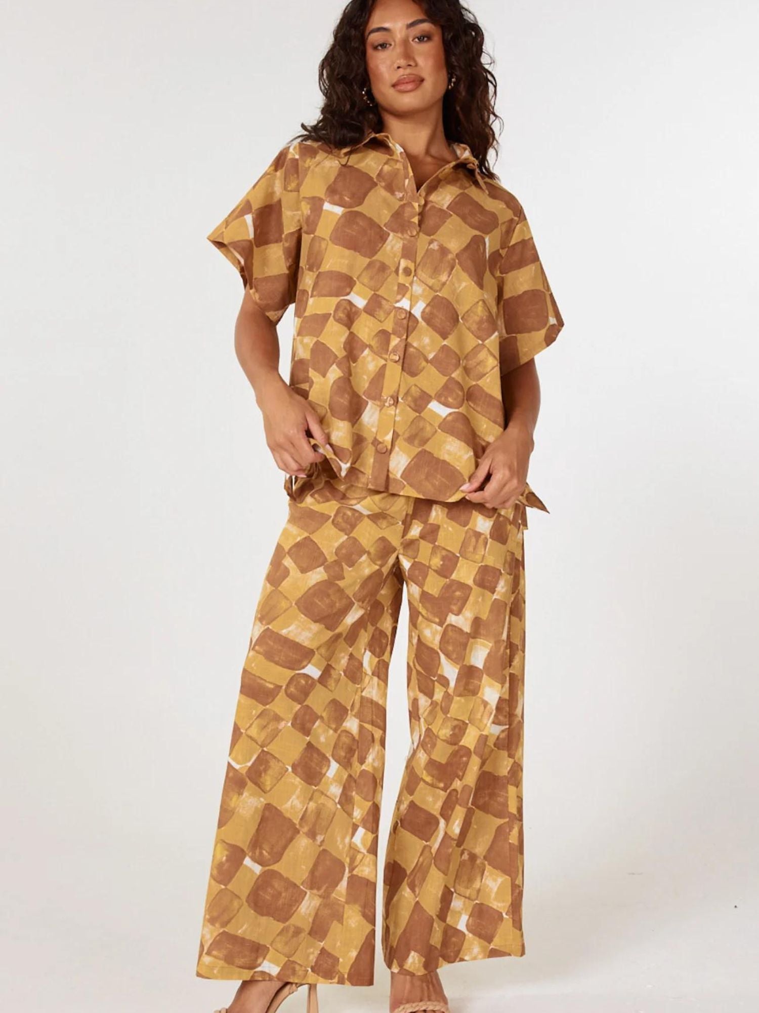 Amora Pants | Nomad Print – grace & maple