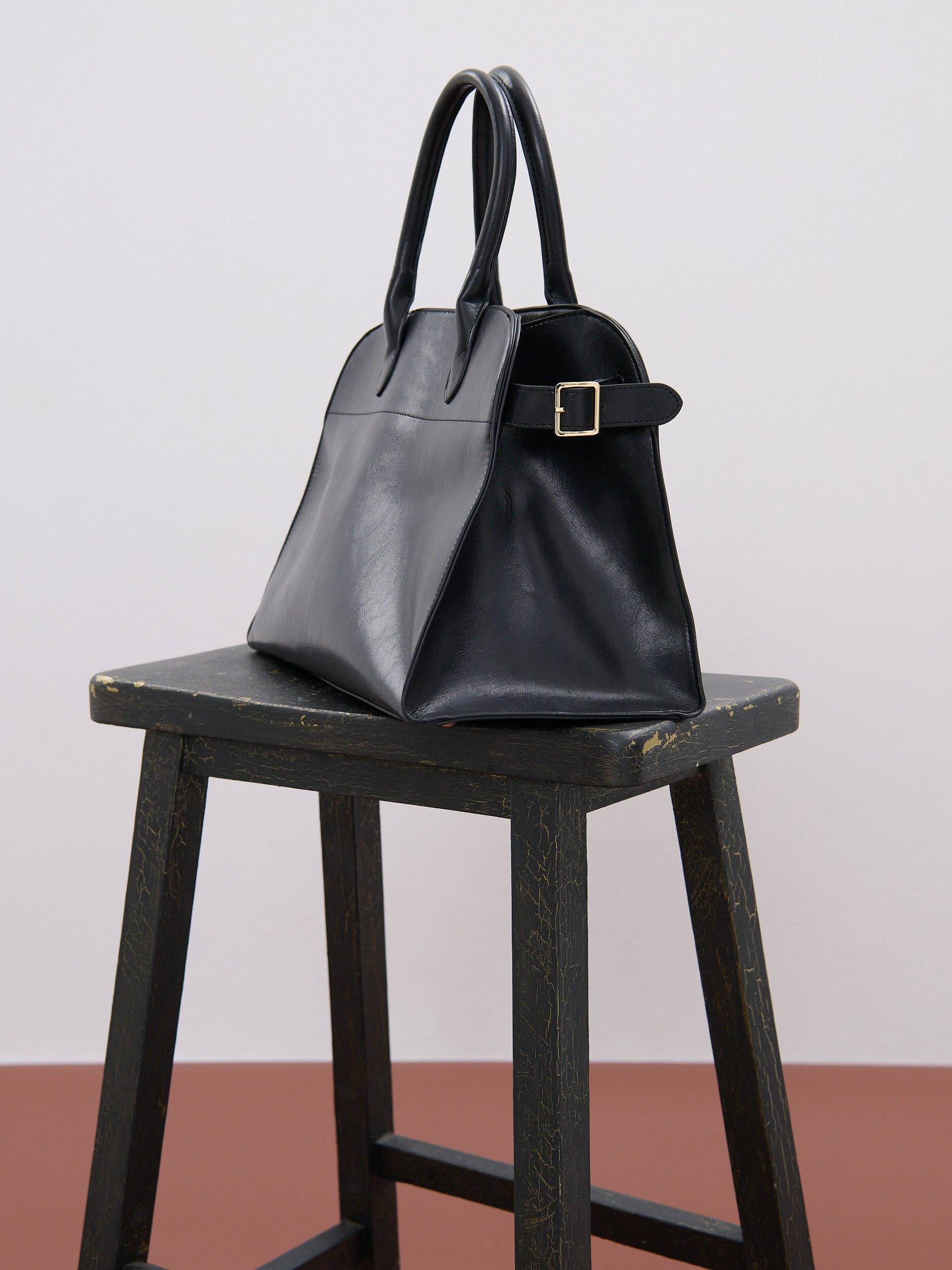 Clemence Tote Bag in Black – grace & maple
